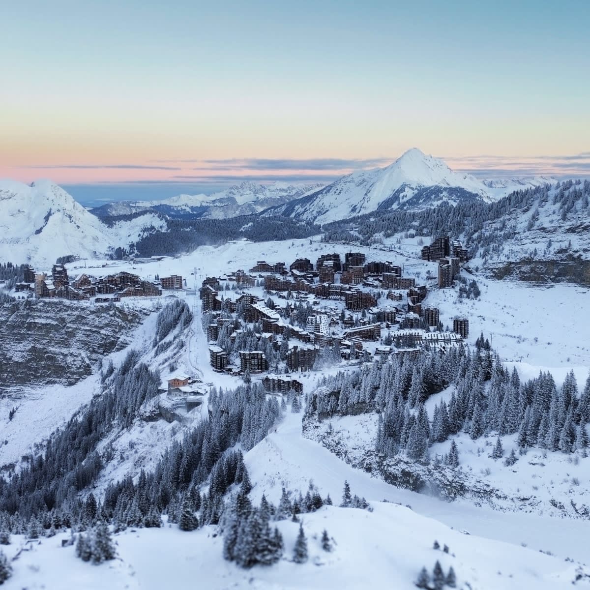 Interactive map Avoriaz 1800 - Station ski France, Alpes, Haute-Savoie