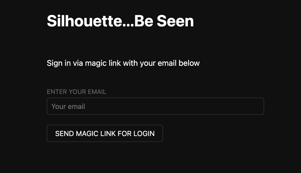 GitHub - resourcefulmind/silhouette: A user management application