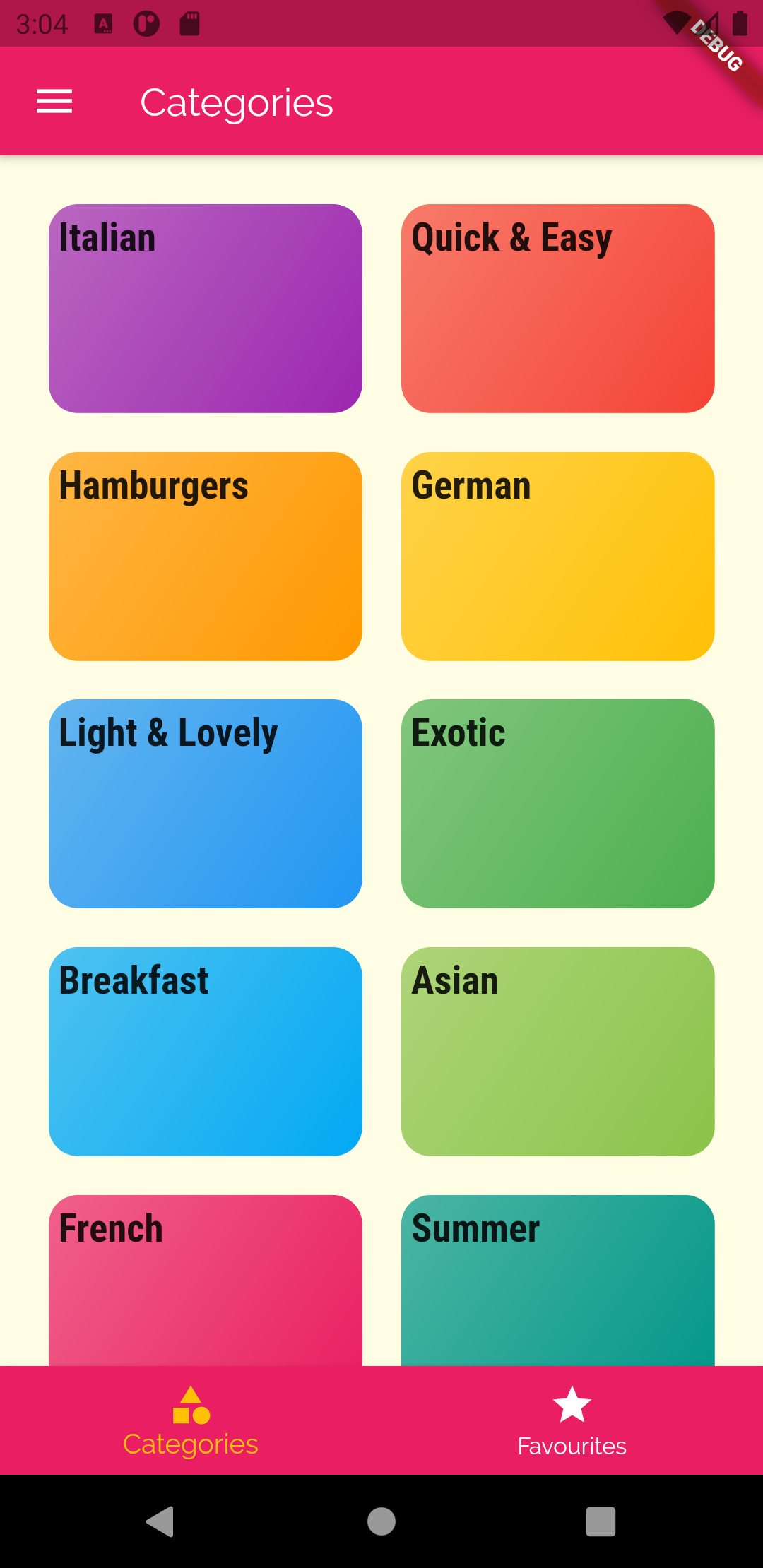 GitHub - TilakMaddy/meals_app: Flutter app - contains recipes for ...