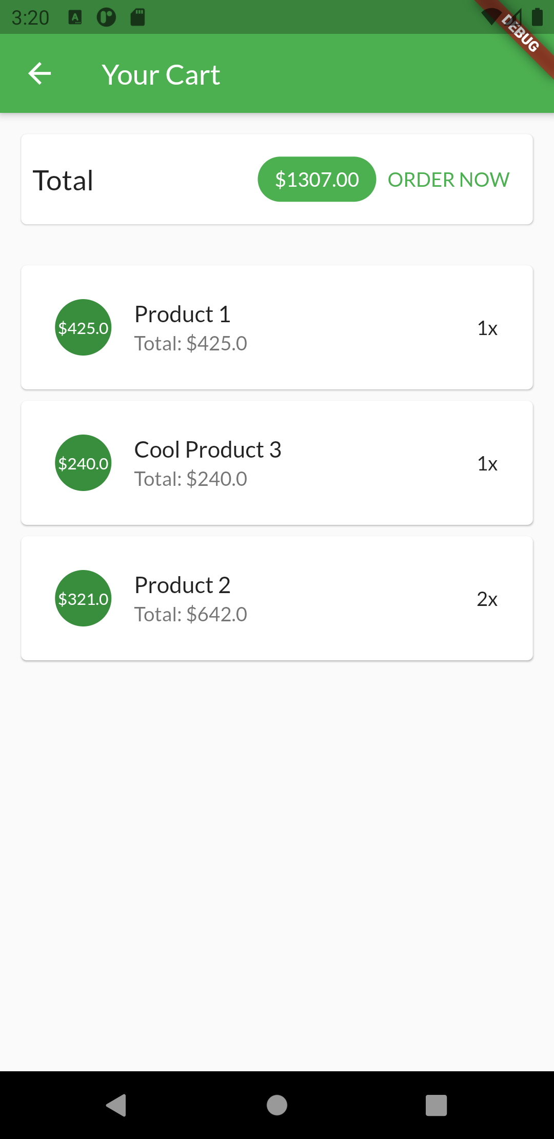 GitHub - TilakMaddy/my_shop: Dummy E-Commerce app written in Flutter ...