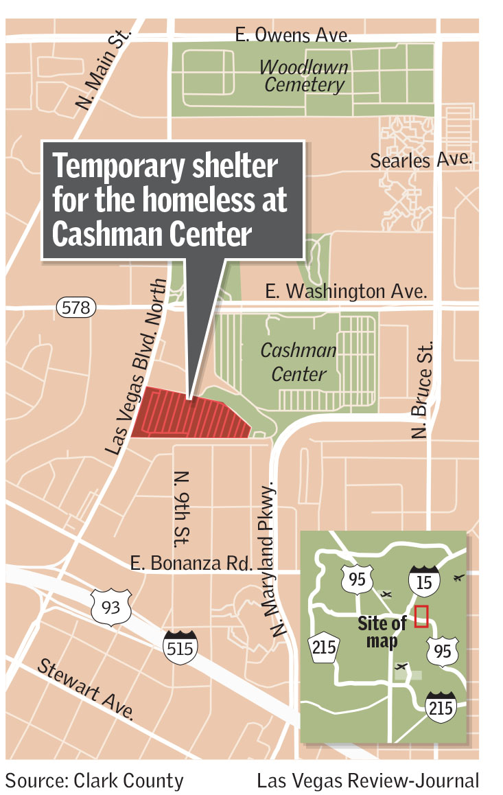 Cashman Center lot to house homeless due to coronavirus | Local Las ...