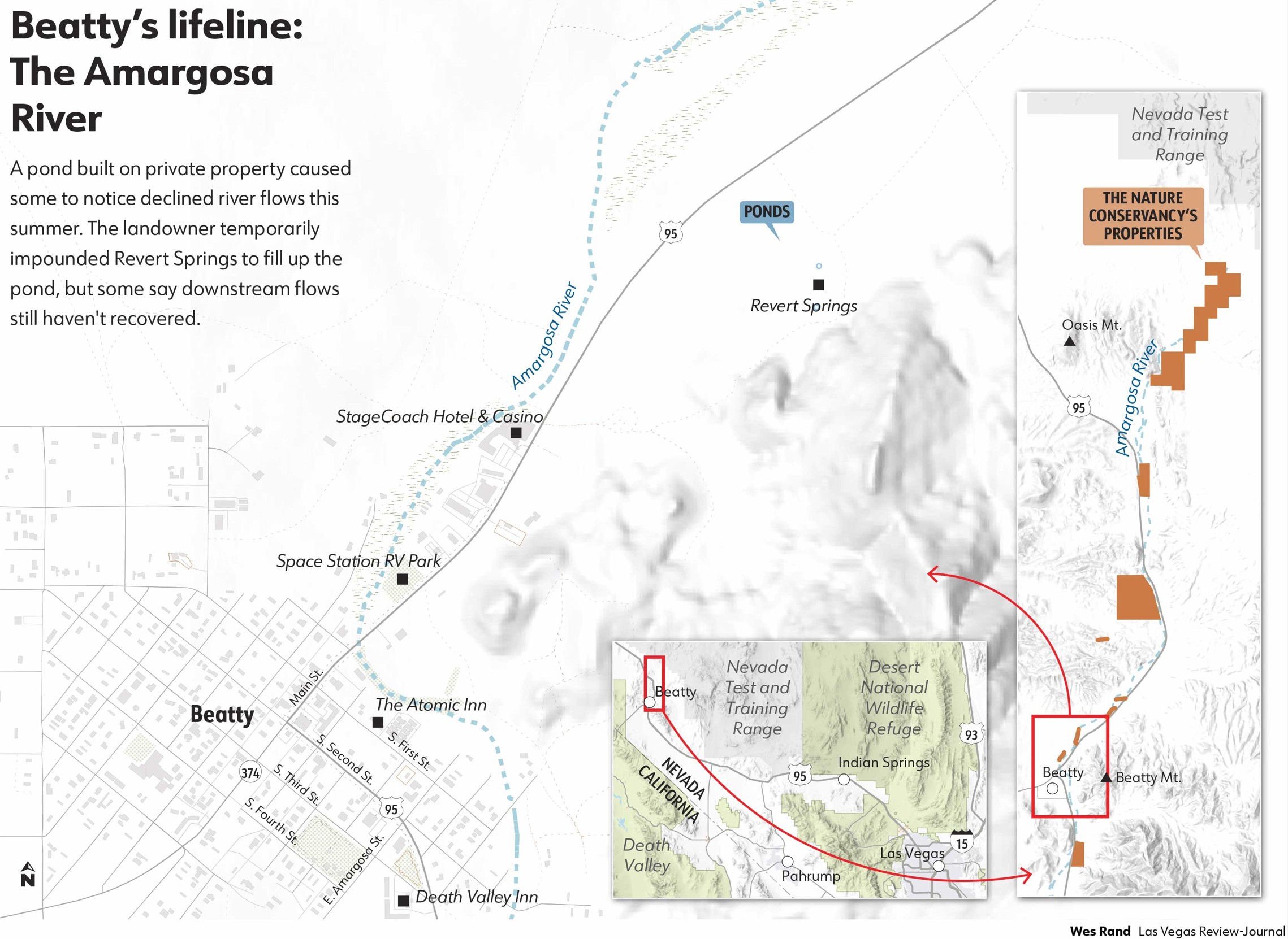 Private pond in Beatty, near Amargosa River, spurs investigations ...