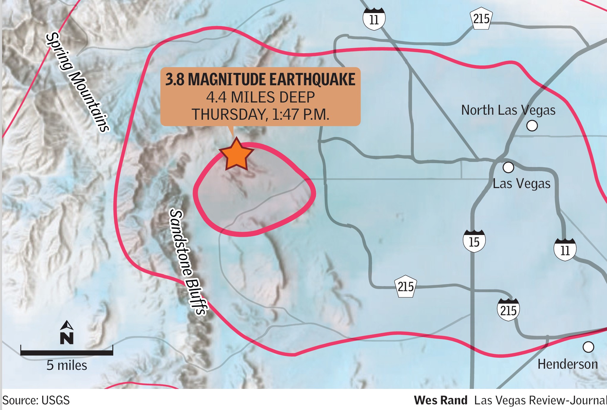 3.8 magnitude earthquake hits Las Vegas Valley | Local Las Vegas | Local
