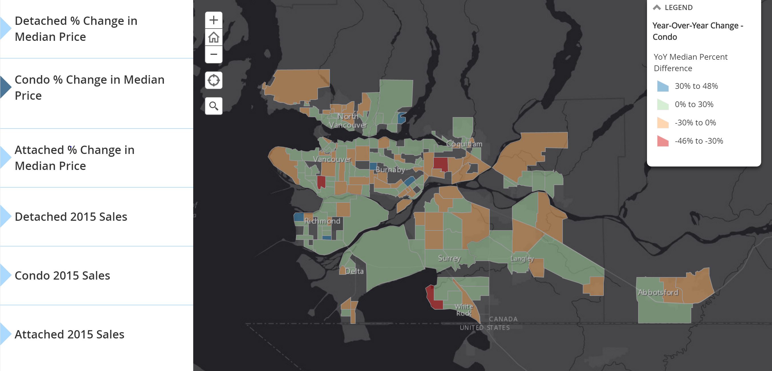 Cool Interactive Map Breaks Down Home Sales and Prices by Neighbourhood ...