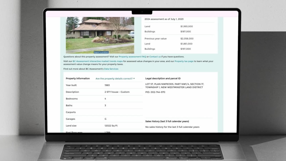 BC assessment value vs. what your home is truly worth. | REW | The Guide