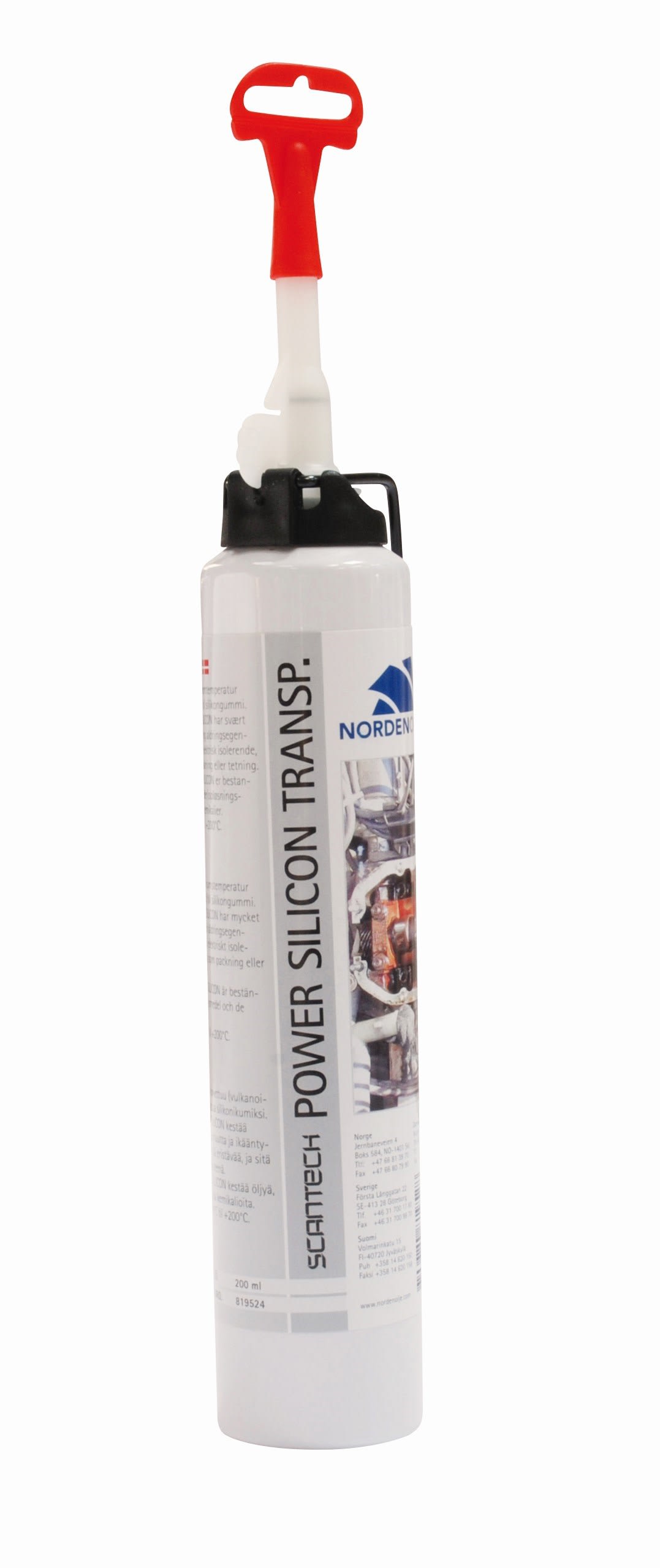 Scantech Power Silicone, Transp 200 ml Velkommen