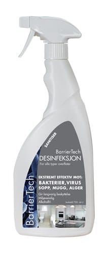 Barriertech Overflate Desinfeksjon 750 ml | Rexsa