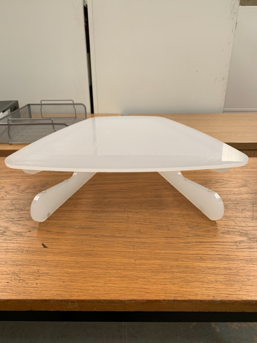 Perspex Monitor Stand with Keyboard Holder just £FREE Item ID 12121