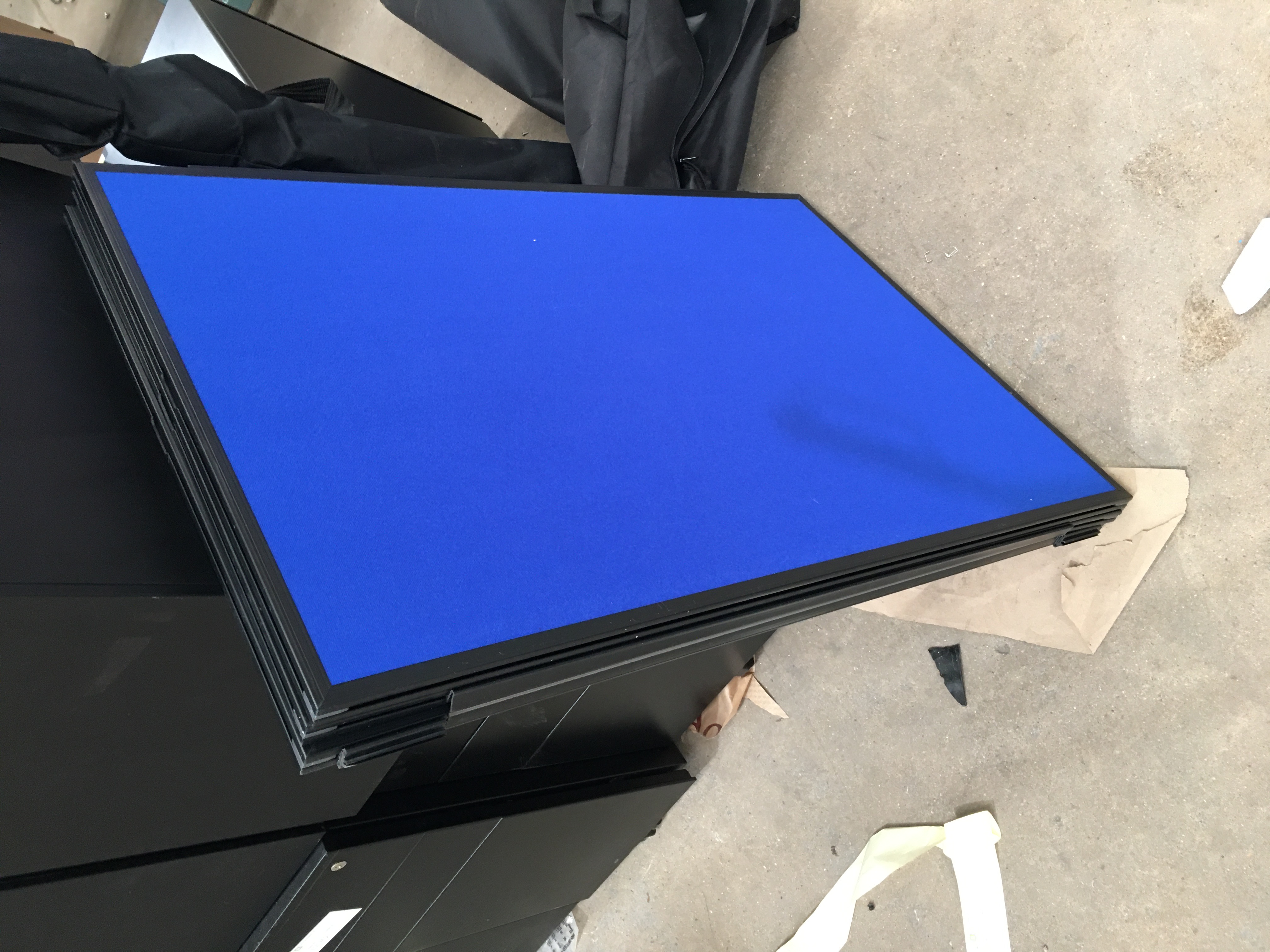 3 Panel Desktop Freestanding Notice Board - ONE LOT of 2 just £30 Item ...