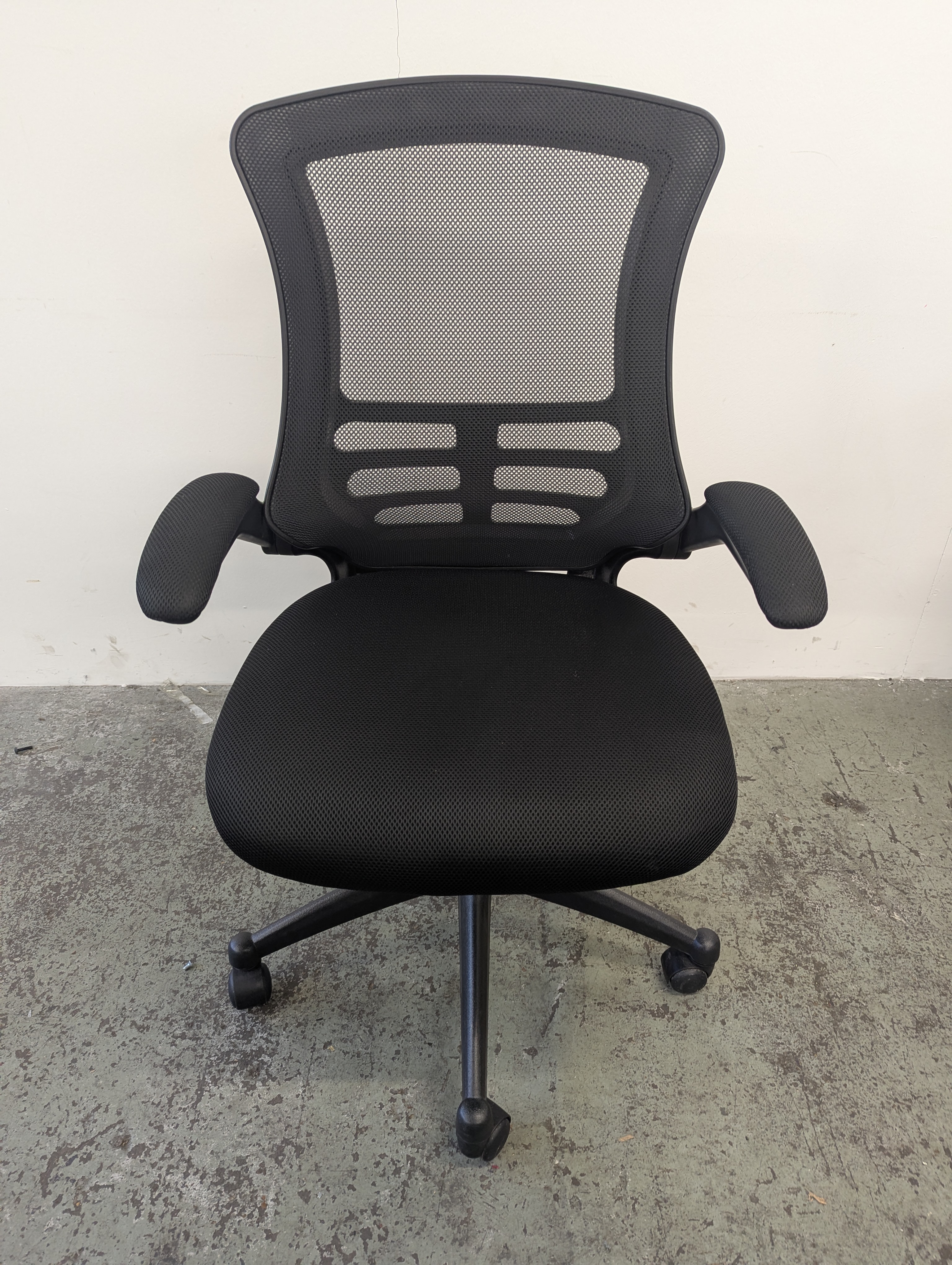 Nautilus Design Luna Task Chair with Folding Arms just £0.00