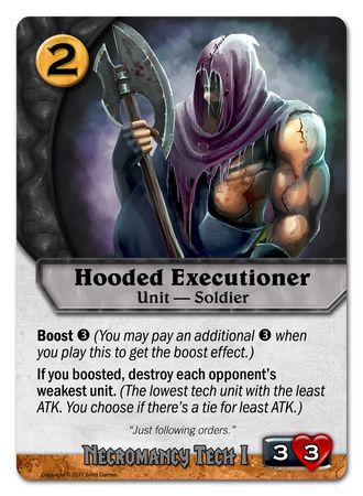 Codex Card Database | Hooded Executioner