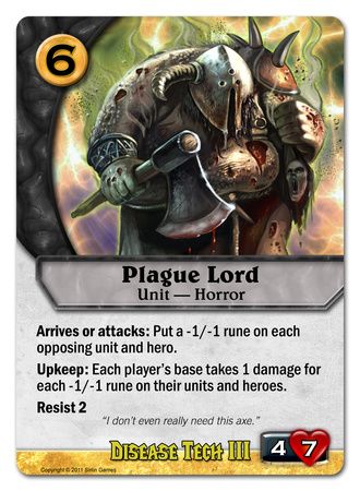 Codex Card Database | Plague Lord