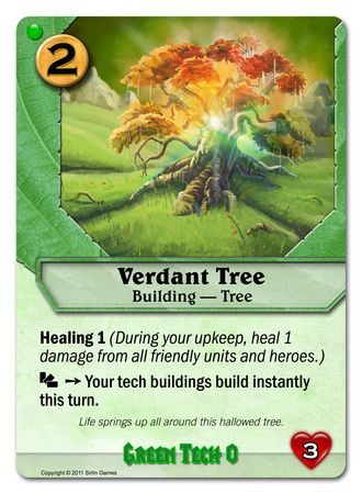 Codex Card Database | Verdant Tree
