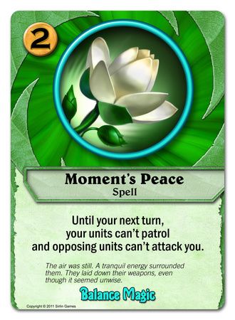 Codex Card Database | Moment's Peace