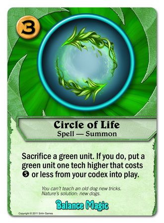 Codex Card Database | Circle of Life