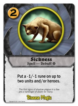Codex Card Database | Sickness