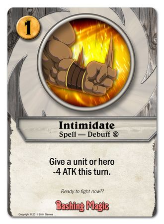 Codex Card Database | Intimidate
