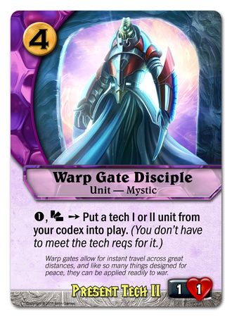 Codex Card Database | Warp Gate Disciple