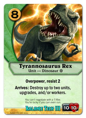 Codex Card Database | Tyrannosaurus Rex