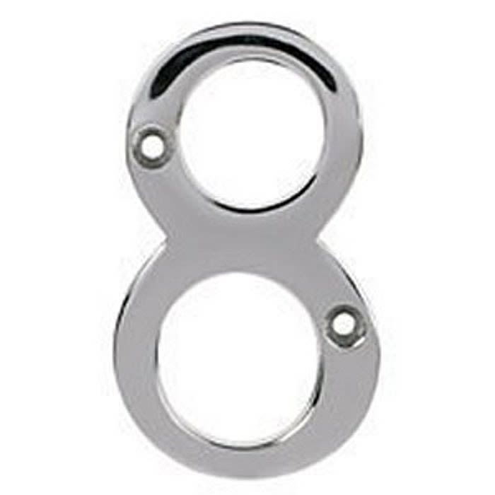 Centurion VBC78P Chromed Door Number 8 - Ray Grahams DIY Store