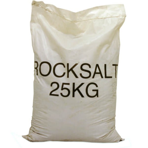 Pure Rock Salt 25 Kilo Bag De Icing Rock Salt 25kg - Ray Grahams DIY Store