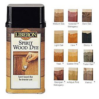Liberon Spirit Wood Dye 250ml - Ebony - Ray Grahams DIY Store