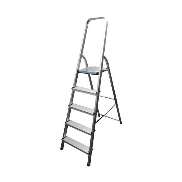 Werner Trade Step Ladder 5 Tread High Handrail Platform - Ray Grahams ...