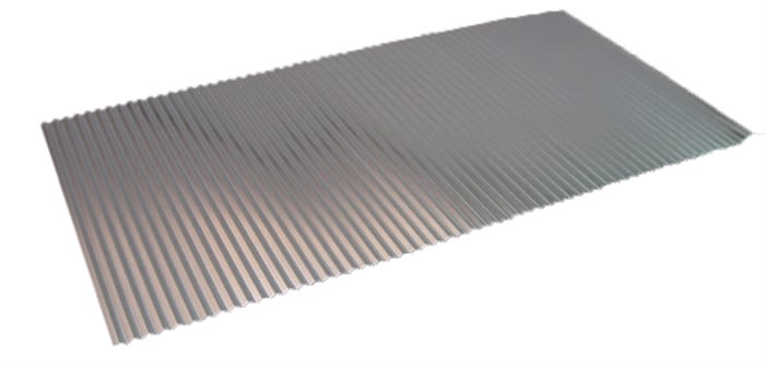 Ribbed Anodised Aluminium Sheeting 500 x 250mm - Ray Grahams DIY Store