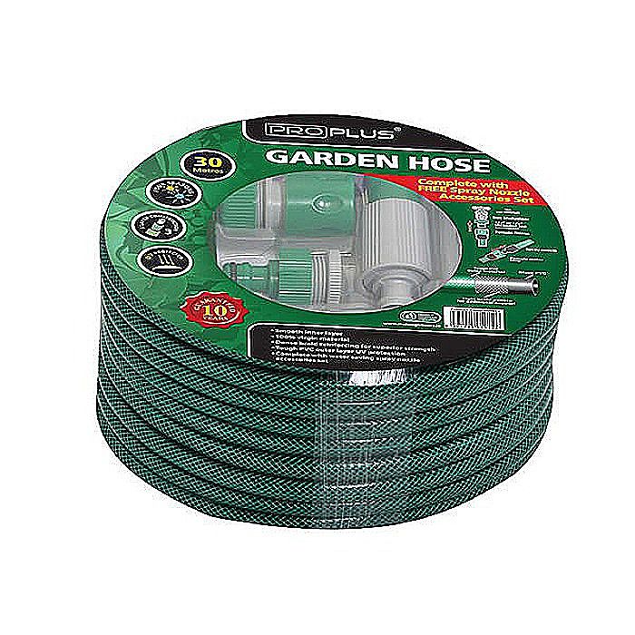 Proplus Premium 30m Garden Hose with Accessories - Ray Grahams DIY Store