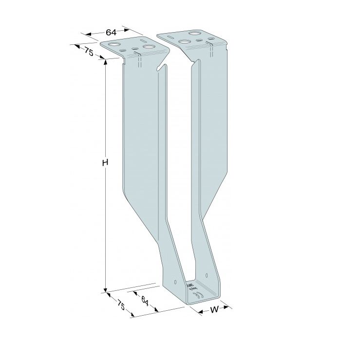 Simpson JHM 225/50 Masonry Supported Joist Hanger - Ray Grahams DIY Store