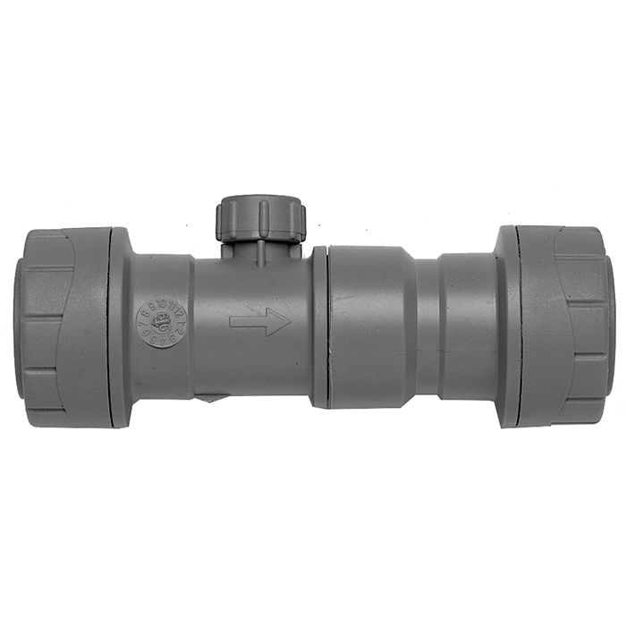 Polypipe Plastic Double Check Valve 15mm - Ray Grahams DIY Store