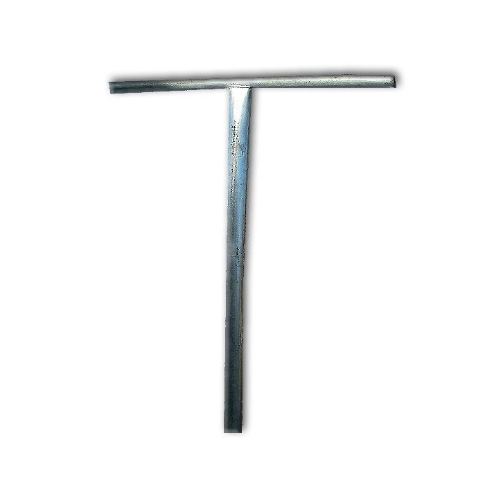 T Bar Galvanised Clothes Line Pole - 2.5M - Ray Grahams DIY Store