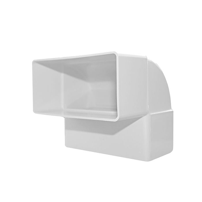 100mm Rectangular Duct 90 Degree Vertical Bend - Ray Grahams DIY Store