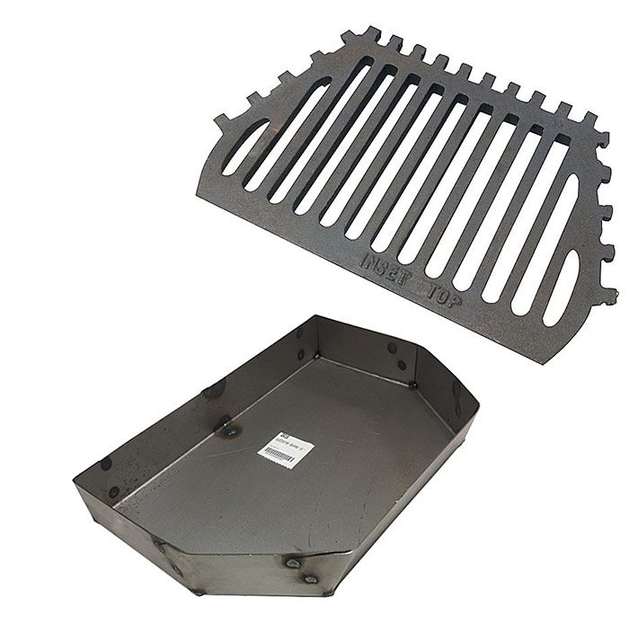 Parkray Paragon 16 Inch Fire Grate And Queenstar Ash Pan Set - Ray ...