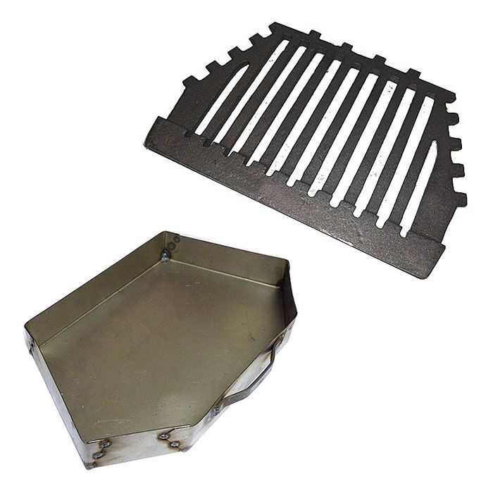 Dunsley Firefly 16 Inch Flat Fire Grate And Ashpan Set - Ray Grahams ...