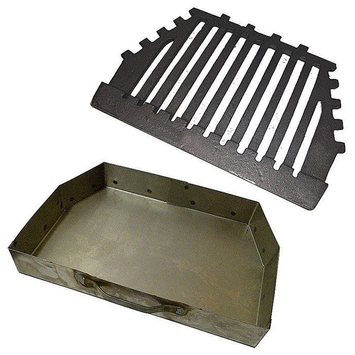Dunsley Firefly 18 Inch Flat Fire Grate With Ash Pan - Ray Grahams DIY ...
