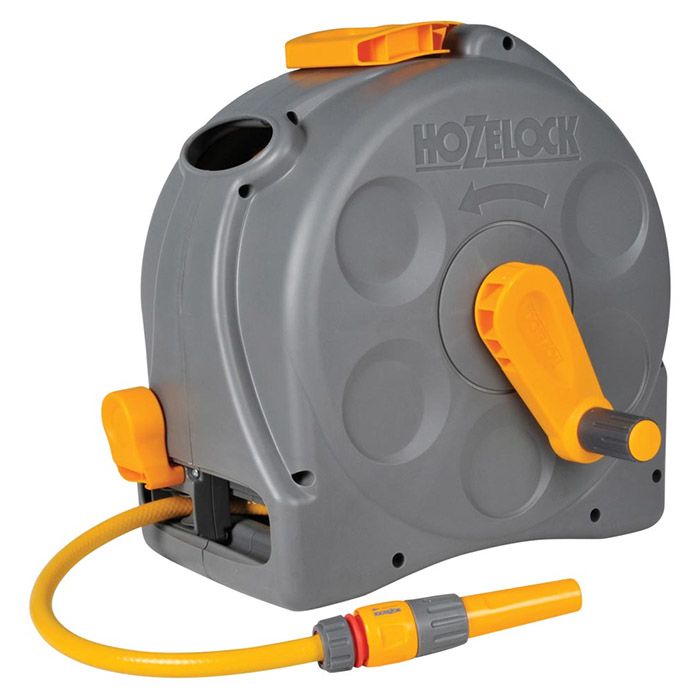 Hozelock Compact Hose Reel 25 Metre 2 In 1 Compact Reel 2415 - Ray ...