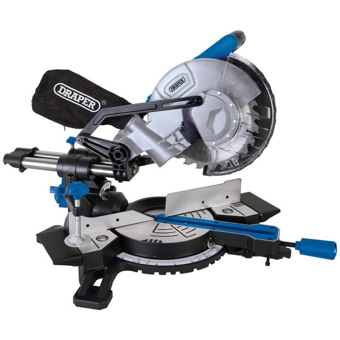 Draper 83677 210mm Sliding Compound Mitre Saw 230v - Ray Grahams DIY Store