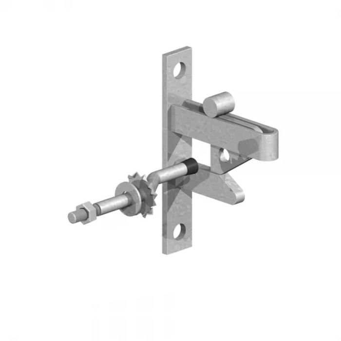 Galvanised Self Locking Gate Catch Kit - Ray Grahams DIY Store