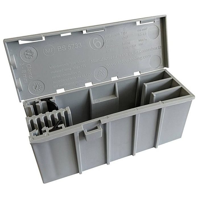 Wago WagoBox 221-4 Enclosure Junction Box 207-3301 - Ray Grahams DIY Store