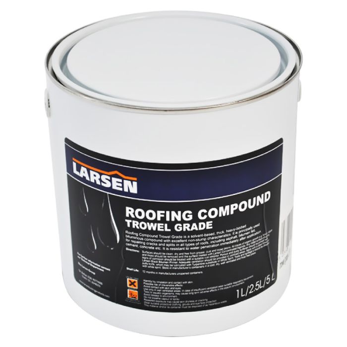Larsen Bitumen Roofing Compound Trowel Grade Mastic 5L - Ray Grahams ...