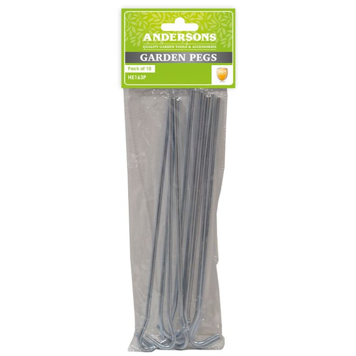 10 Pack Heavy Duty Metal Garden Pegs - Ray Grahams DIY Store