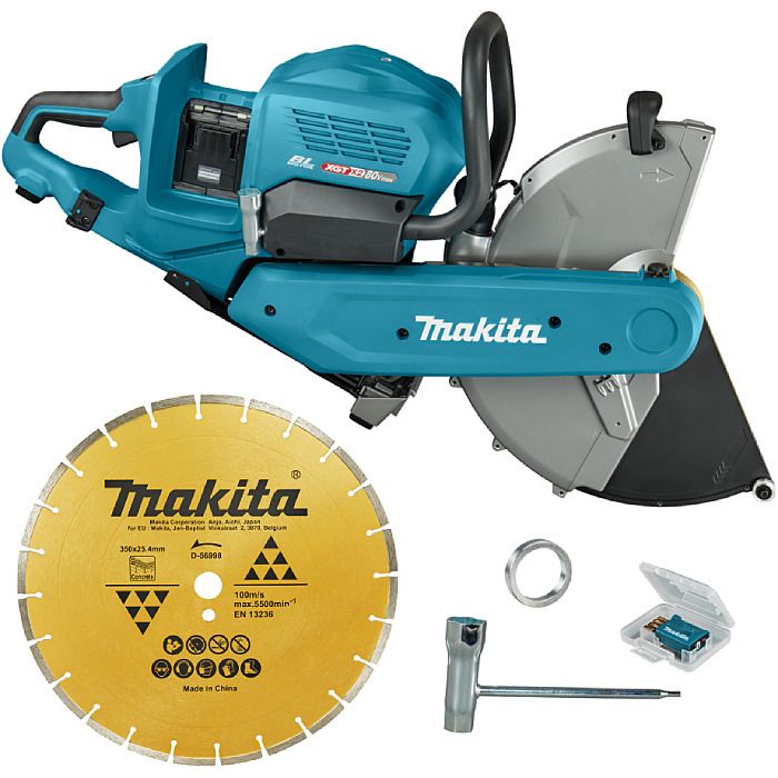 Makita CE002GZ01 80Vmax XGT (2x40V) Cordless 355mm Cut Off Saw (Dry ...