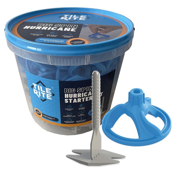 Tile Rite Big Spin Hurricane Levelling Spacers Starter Kit - Ray ...