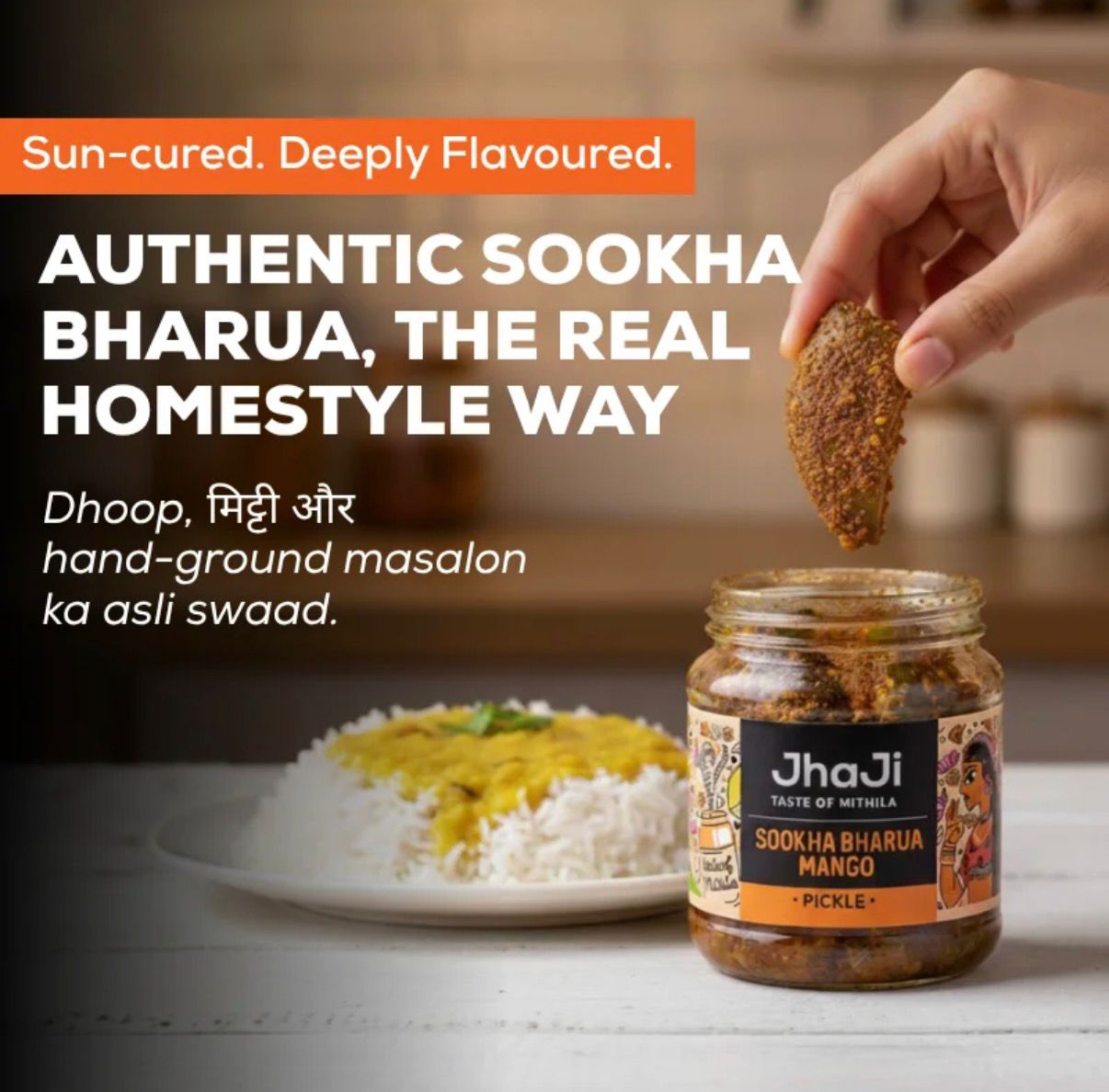 JhaJi Aam Ka Sookha Bharua Achar