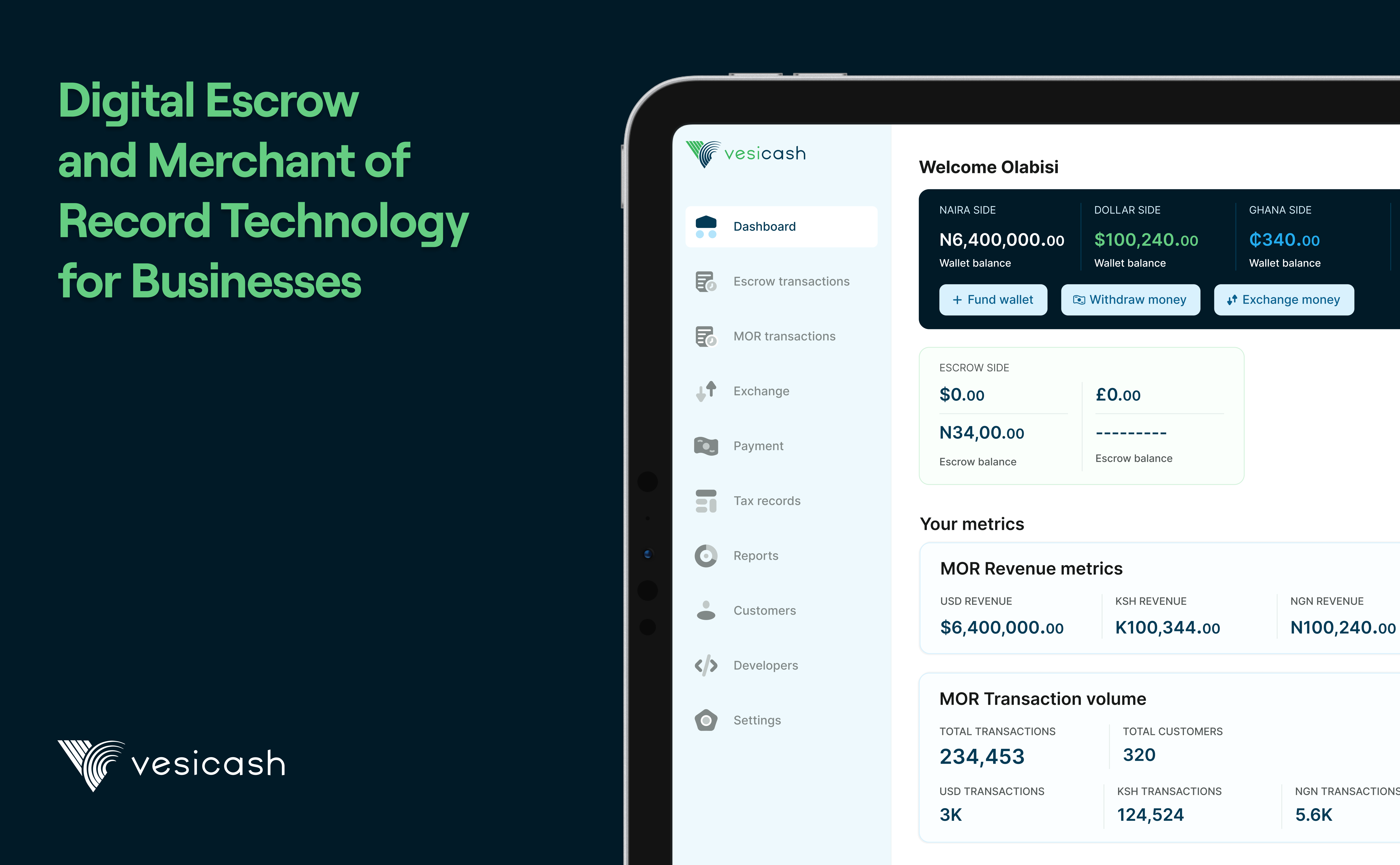 Vesicash | Escrow and MoR Technology for Businesses