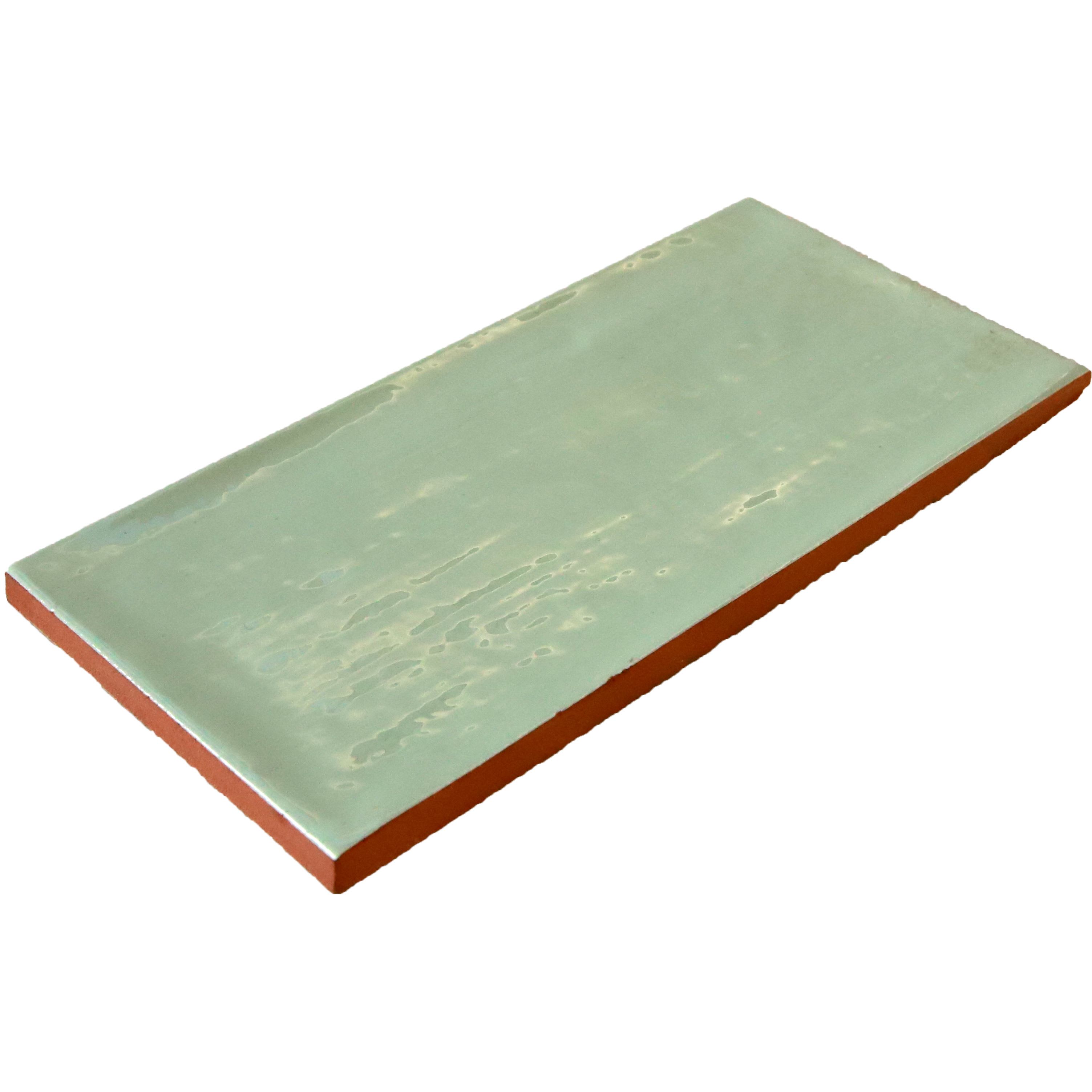 Rustico Apple 7,5x15 cm grønn veggflis