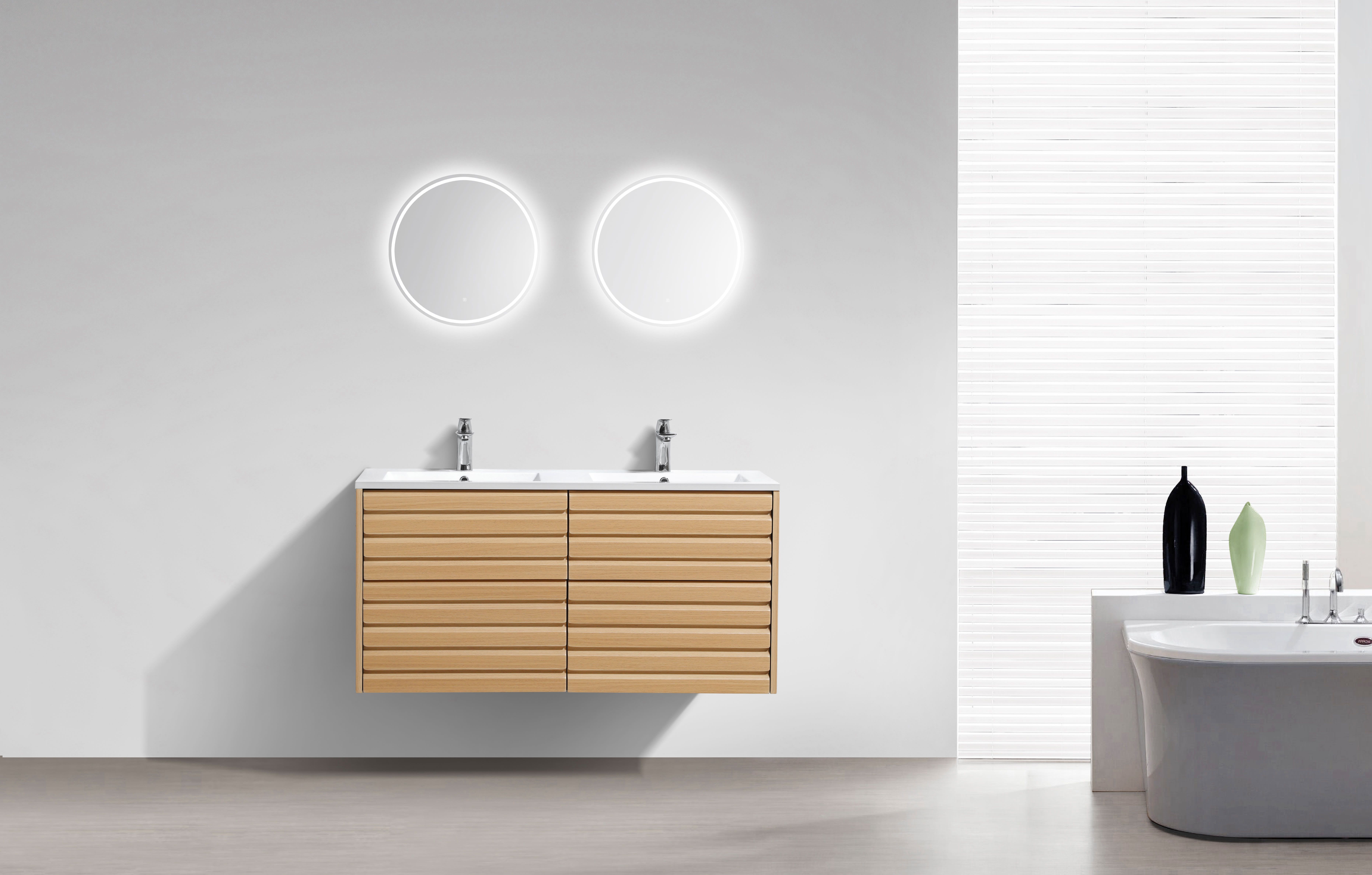 Nordic Baderomsinnredning 120 Eik | Right Price Tiles