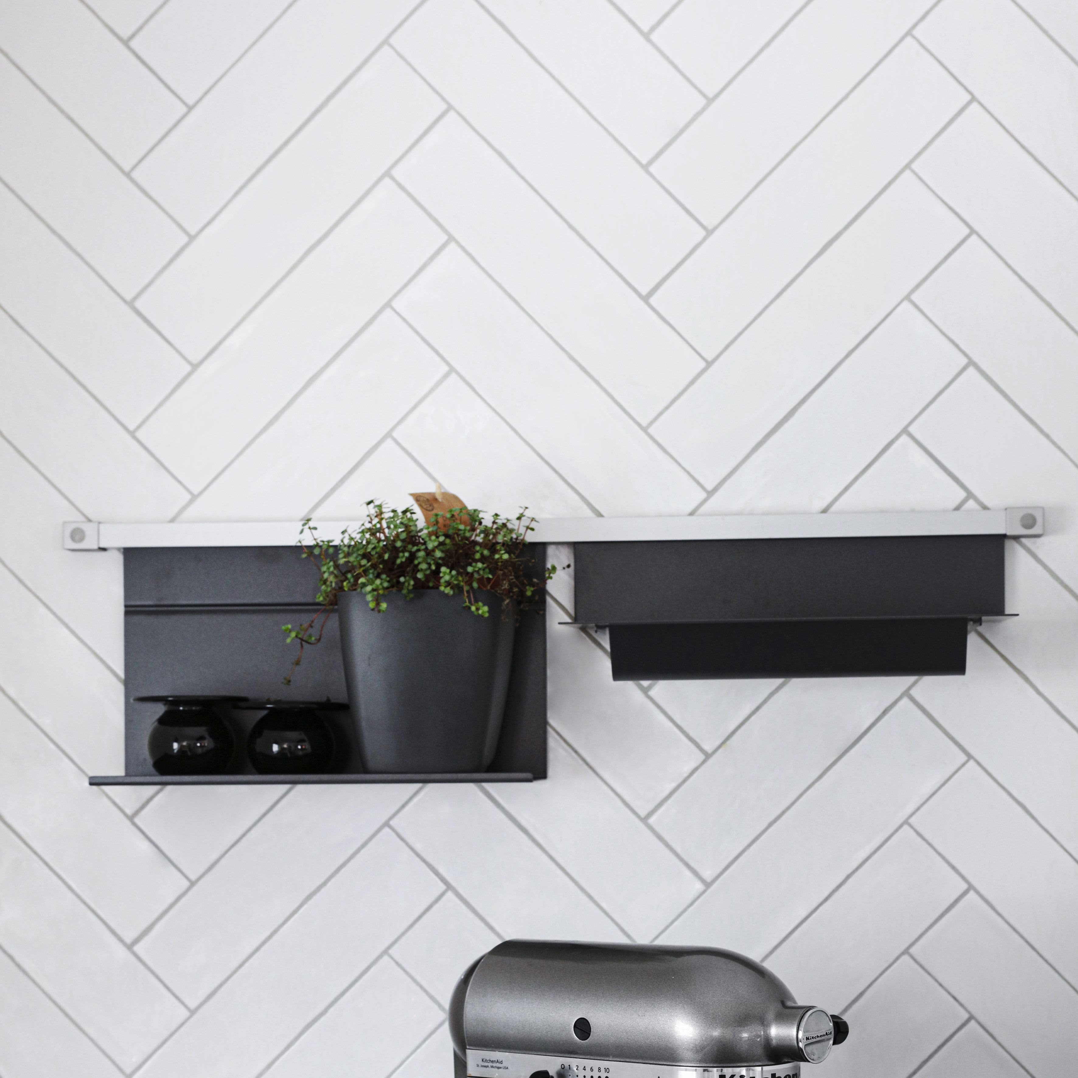 Devon Super White Matt 7,5X30 Kjøkkenflis