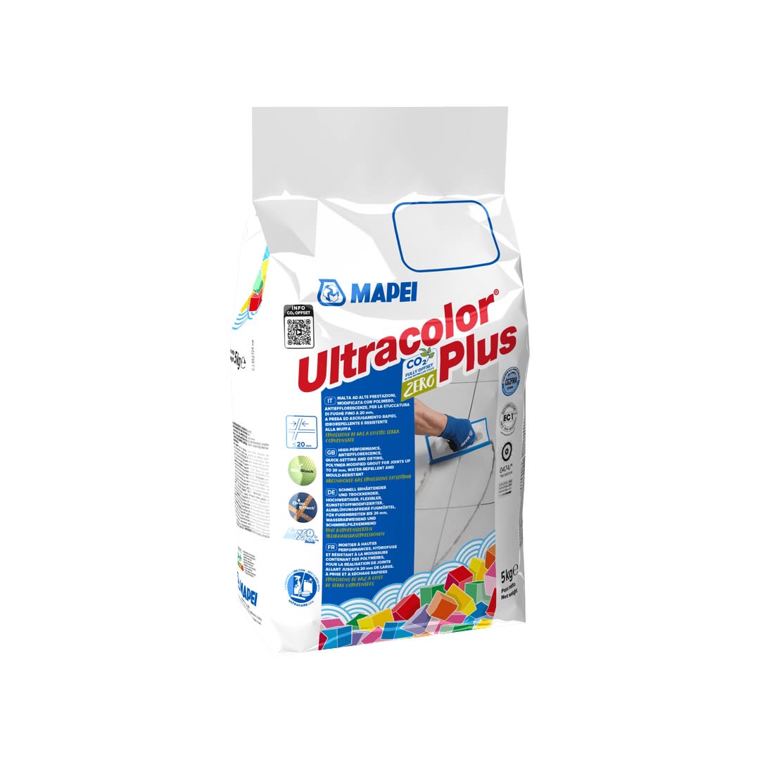 Fugemasse Mapei Ultracolor Plus 110 Lys Grå 5Kg